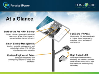 ForesightPower Solar Street Lighting | PDF
