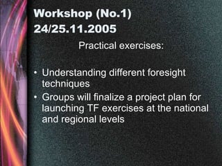 Foresight In Universities2015 | PPT | Education