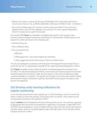 Foresight scenario planning | PDF