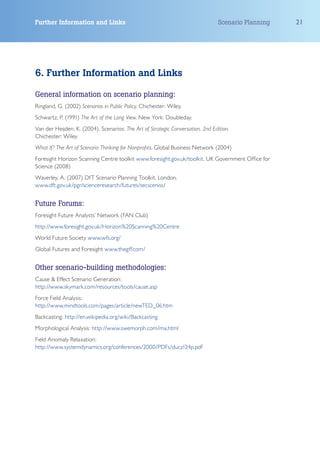 Foresight scenario planning | PDF