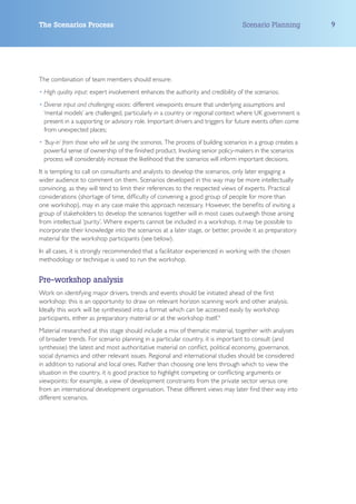 Foresight scenario planning | PDF