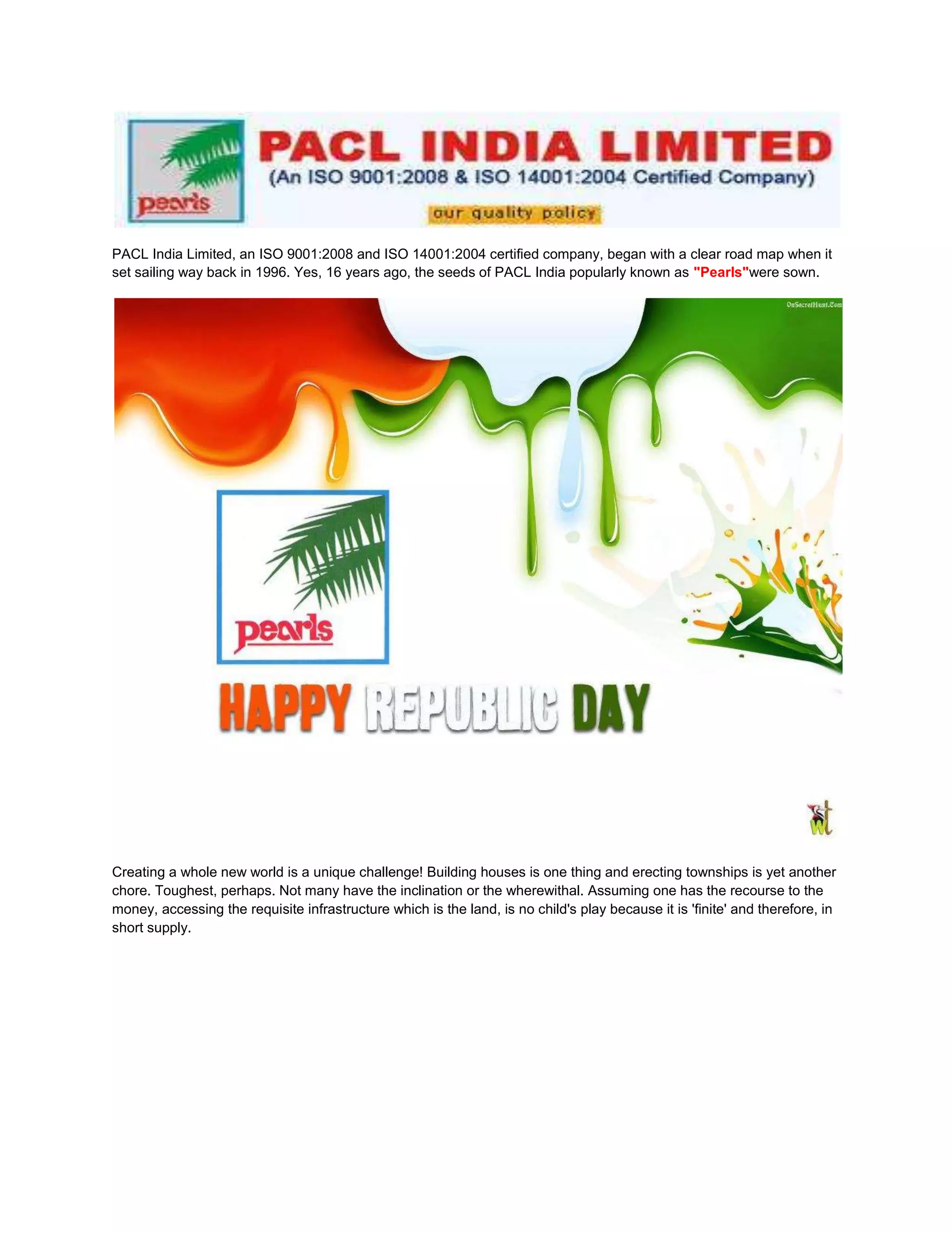 PACL INDIA LTD. | DOCX