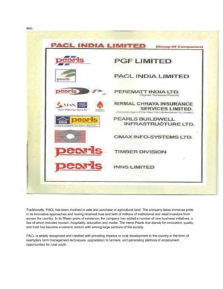 PACL INDIA LTD. | DOCX