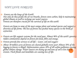 Forest, Our Lifeline | PPTX