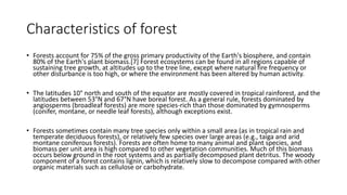 Forest Habitat And Characteristics – LAJH