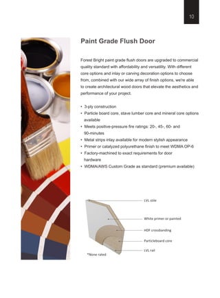 Forest Bright Architectural Wood Door Catalogue | PDF