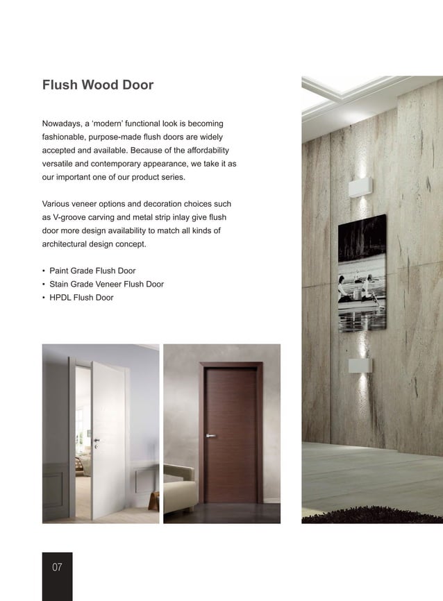 Forest Bright Architectural Wood Door Catalogue | PDF | Woodworking ...