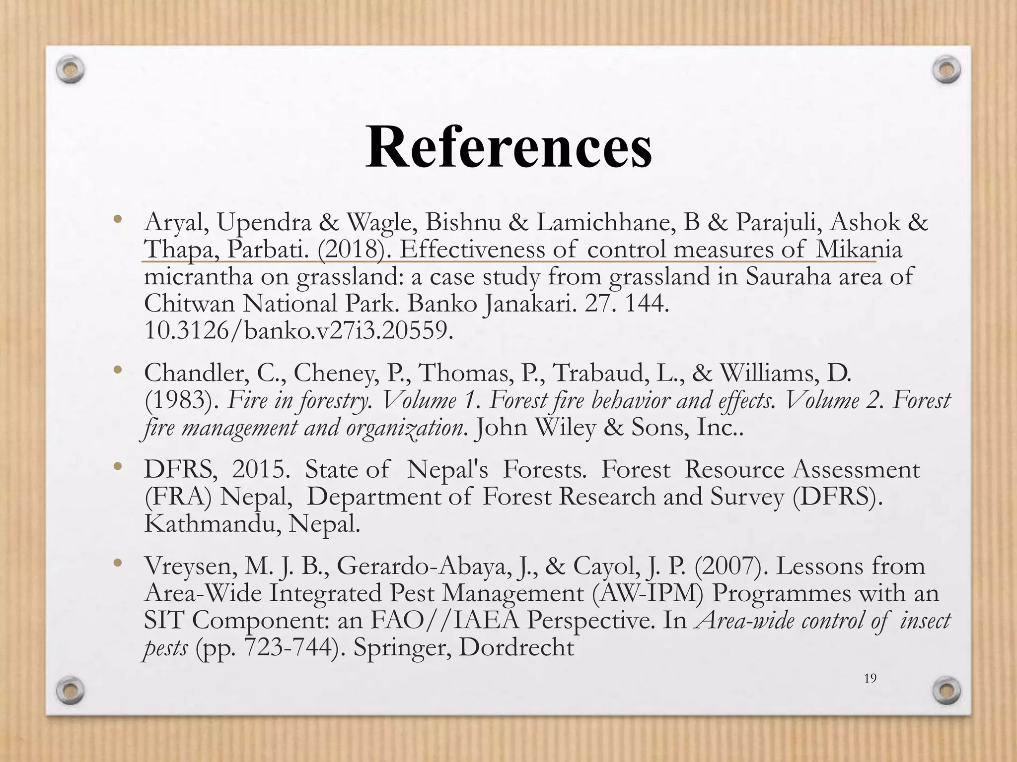 Forest disturbance | PPTX