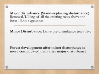 Forest disturbance | PPTX