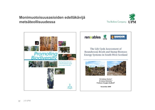 Forest full of opportunity UPM's Biofore concept (in Finnish) | PDF