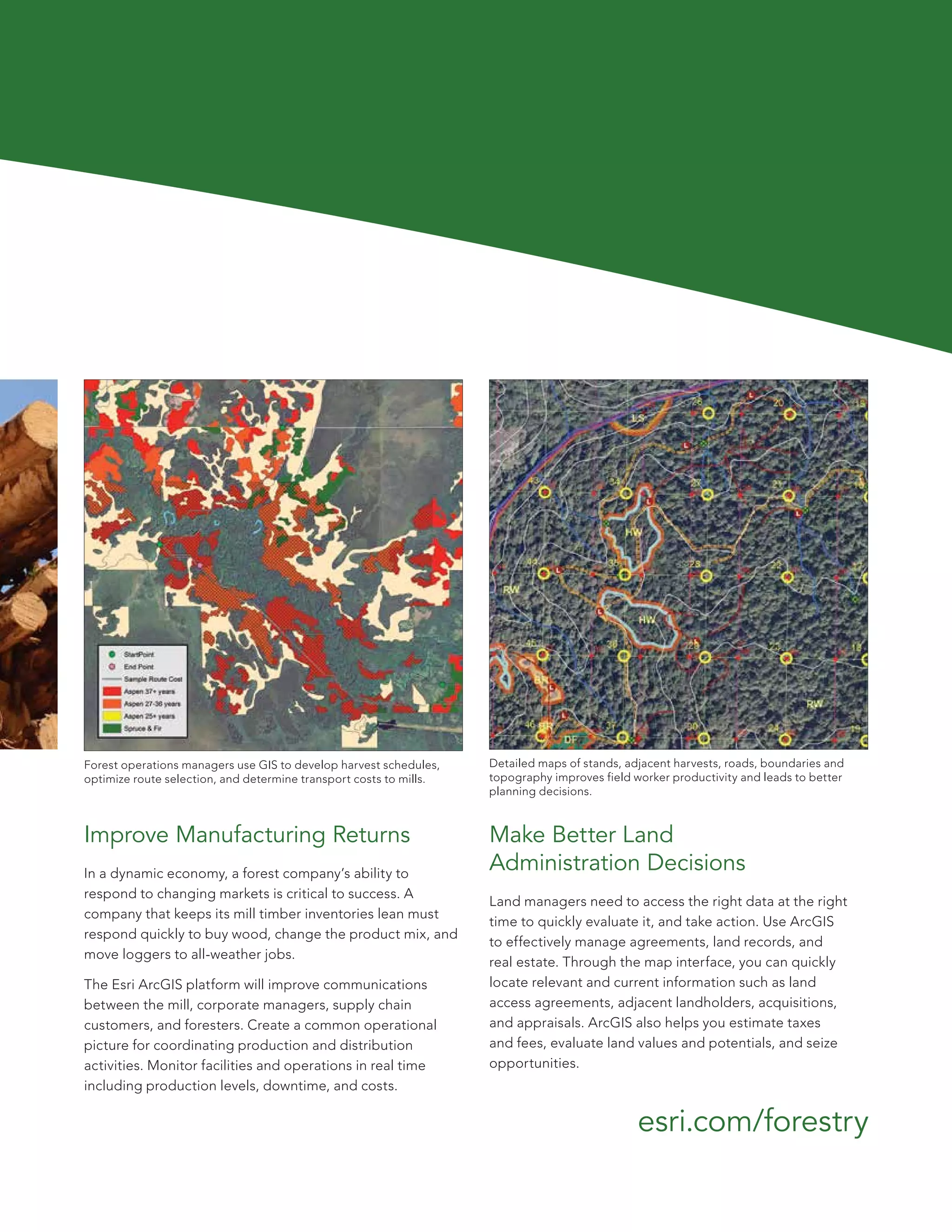 Forest Management with Esri | PDF