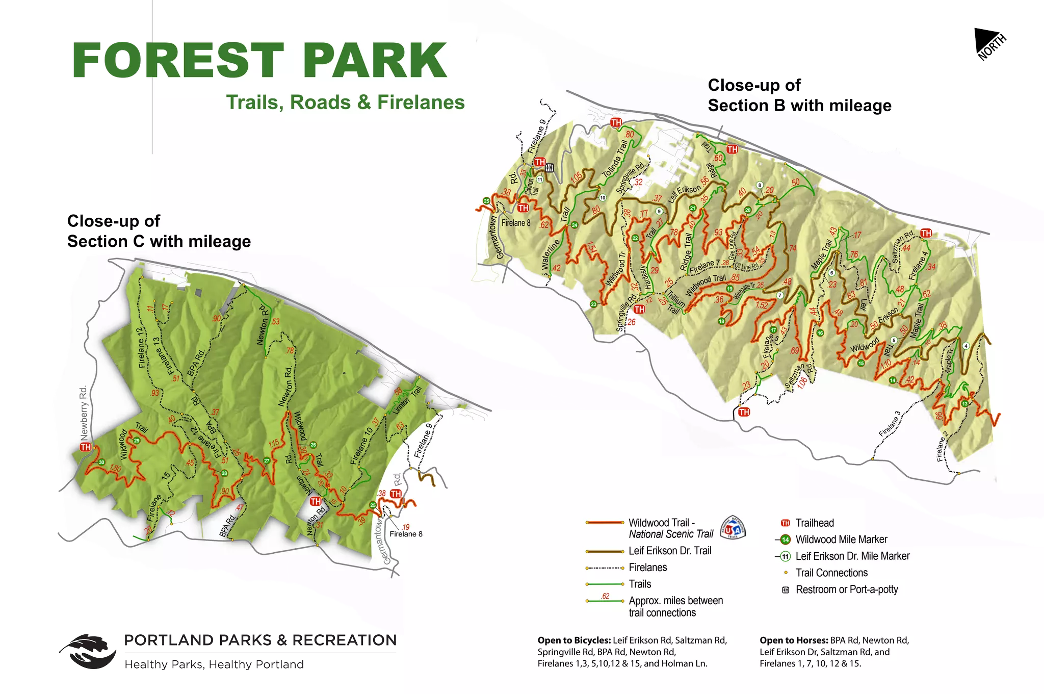Forest Park trail map | PDF | Outdoor Attractions | Attractions