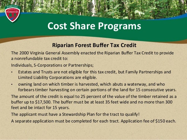 Forest Stewardship Plans and Forestry Cost-Share Programs, by Virgini…