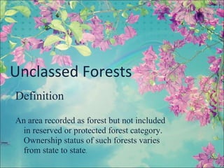 Forest act 1927 | PPT