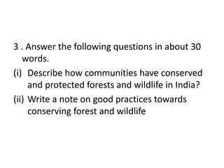 Forest and wildlife | PPT