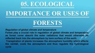 Forest and wildlife ppt | PPTX