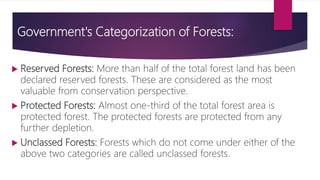 Forest and wildlife resources | PPTX