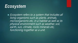 Forest and wildlife resources | PPTX