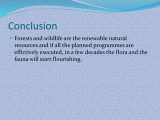 Forest_and_Wildlife_Resources.pptx | Geography | Science