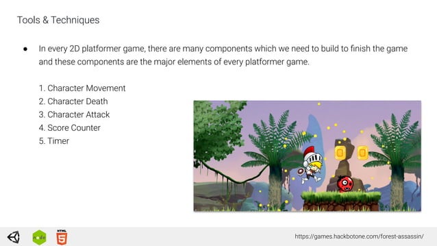 Forest assassin 2 d platformer game | PPT