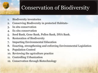 Forest & Bio-diversity management | PPT