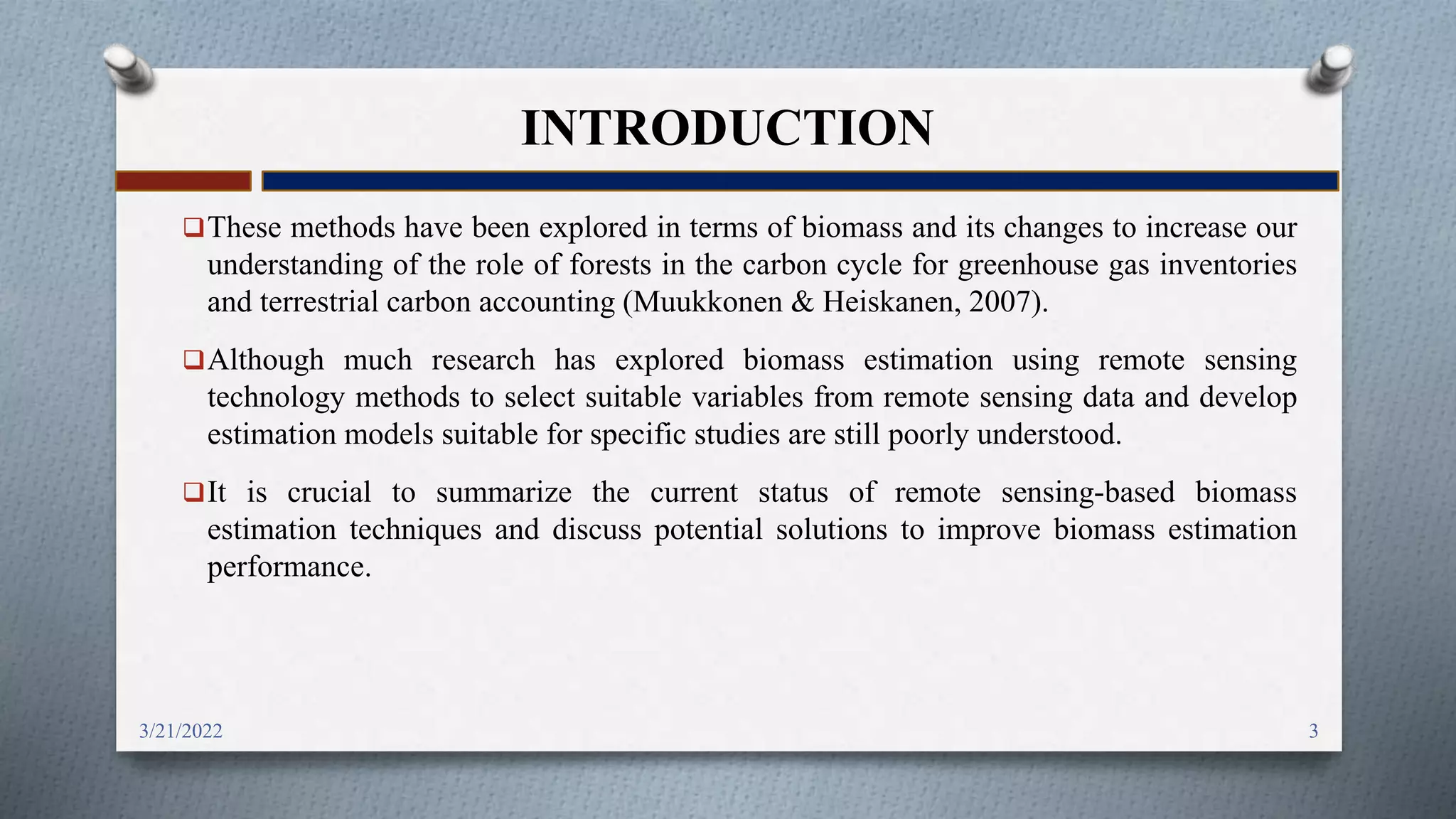 Forest Biomass Estimation Using Gispptx Geography Science