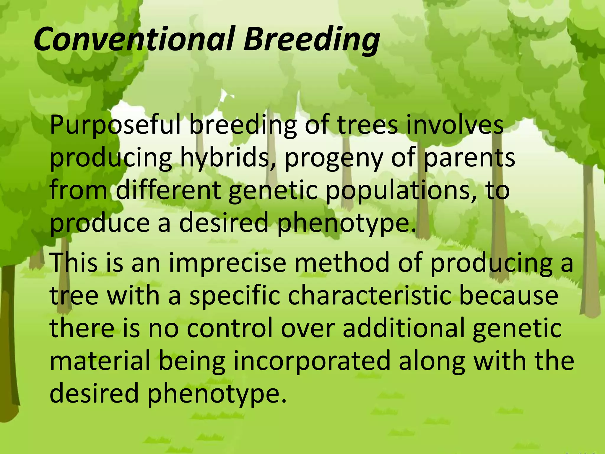 Forest Biotechnology | PPTX