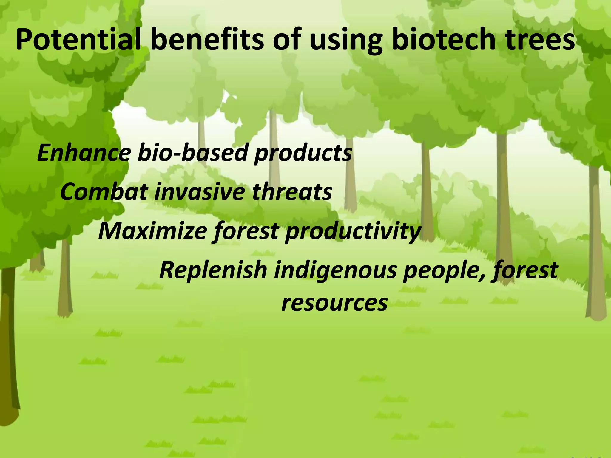 Forest Biotechnology | PPTX