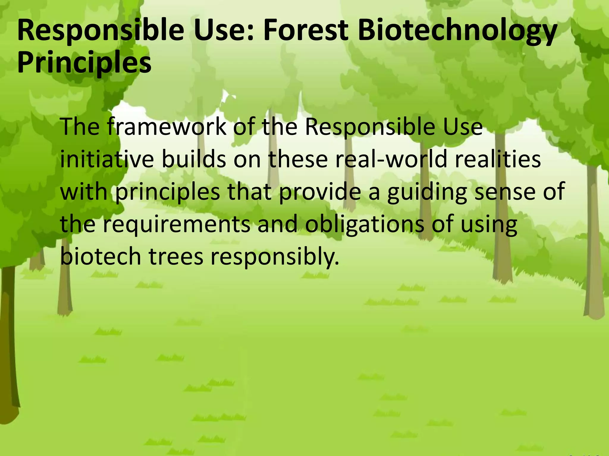 Forest Biotechnology | PPTX