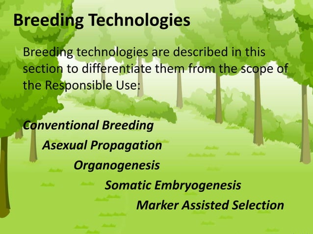 Forest Biotechnology | PPTX