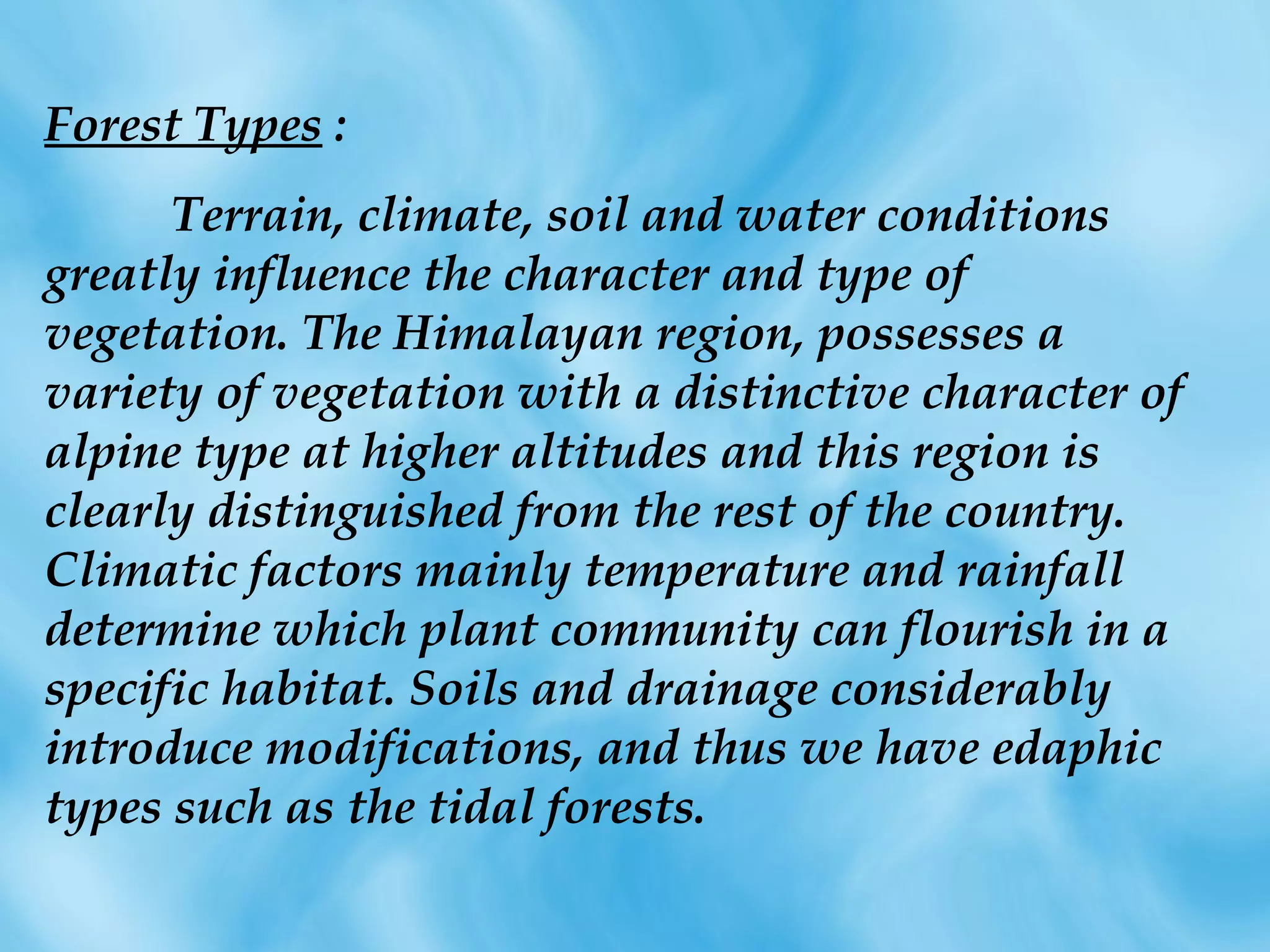 Forest classification | PPT