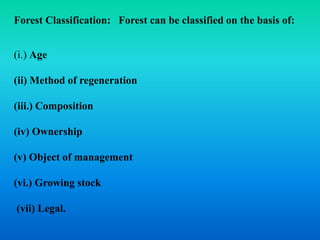 Forest classification | PPTX