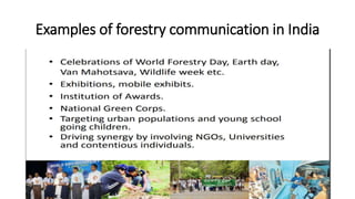 Forest communications | PPT