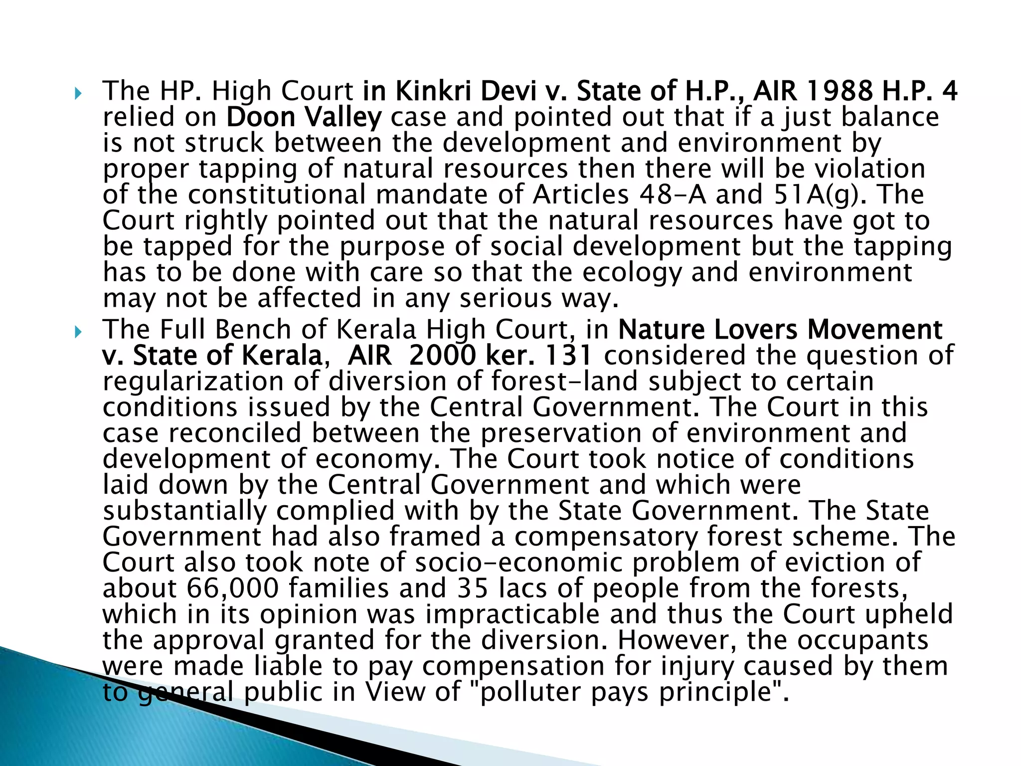 Forest conservation act, 1980 | PPTX