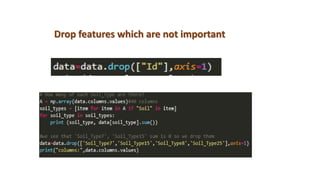 Forest cover prediction | PPTX