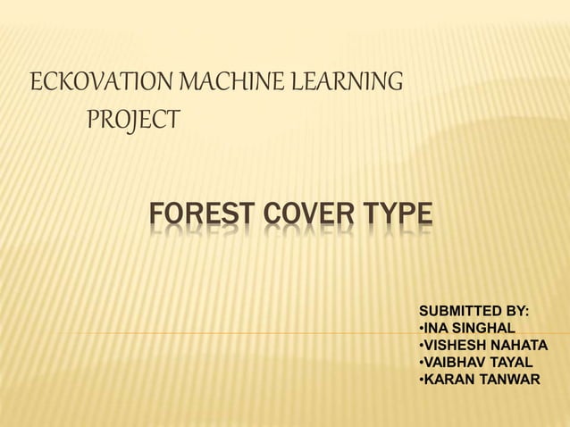 Forest cover type | PPT
