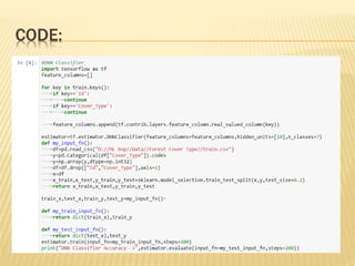 Forest cover type | PPTX | Geography | Science