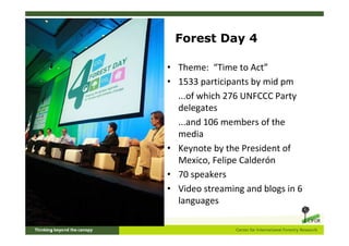Forest Day 4 key messages | PPT