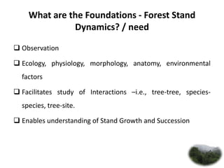 Forest dynamics | PPTX