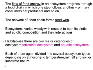 Forest ecosystem | PPTX