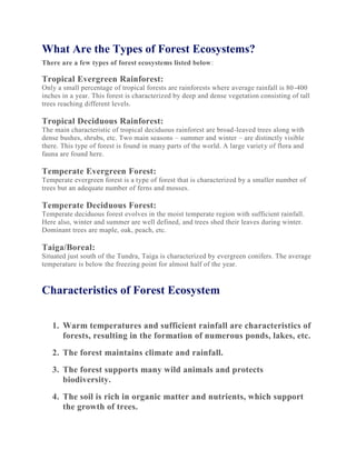 Forest Ecosystem.docx