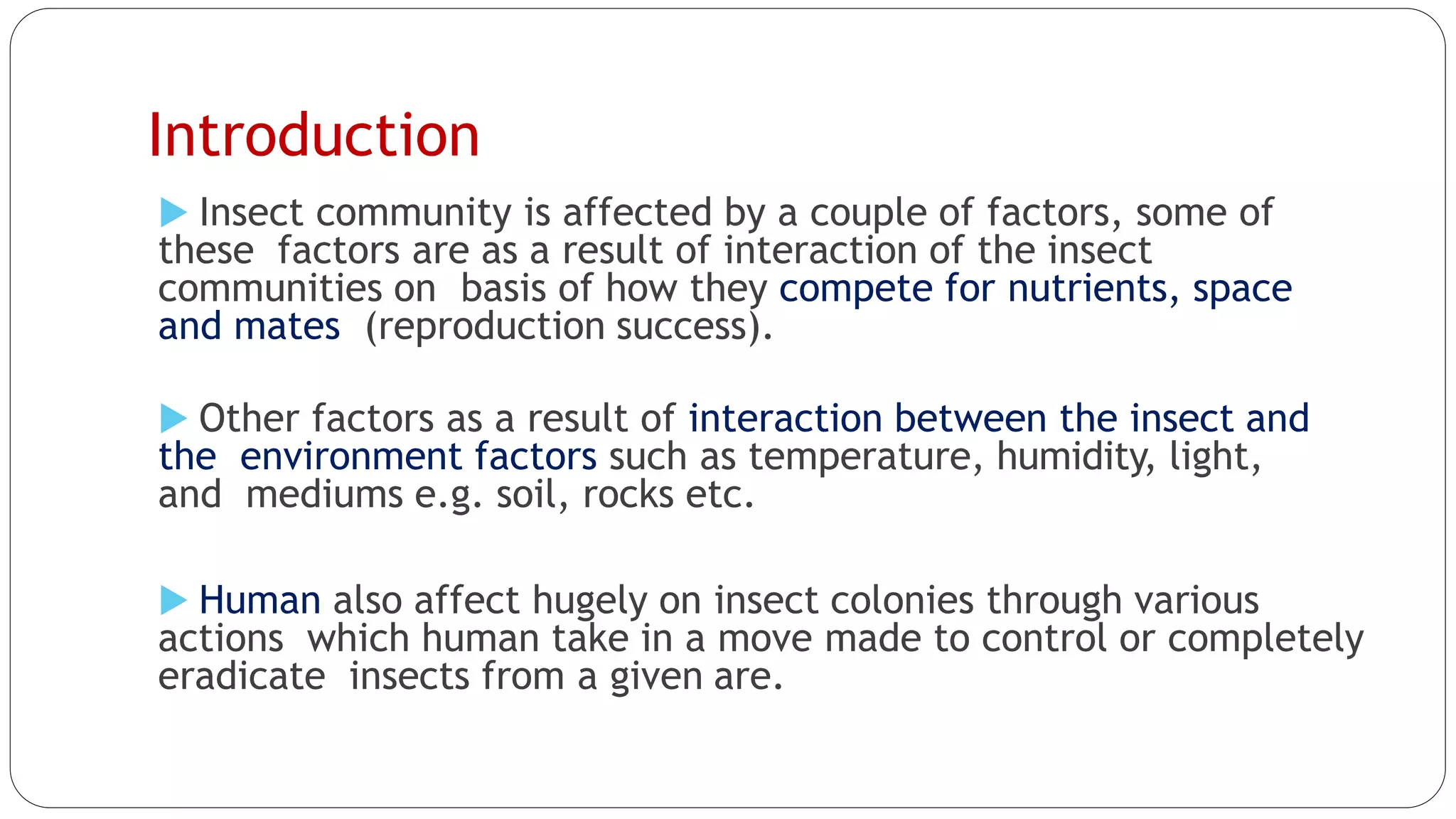 factors responsible for outbreak of forest insects | PPTX
