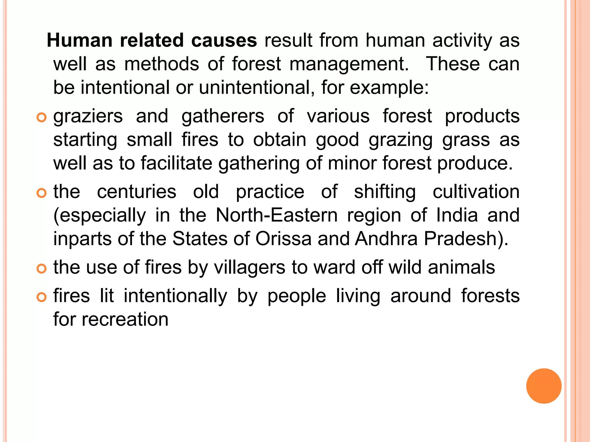 Forest fire a natural disaster | PPTX