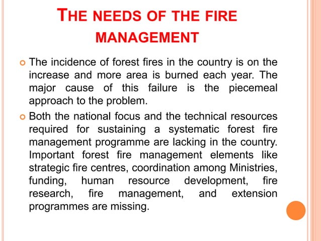 Forest fire a natural disaster | PPTX | Environmental Services Industry ...