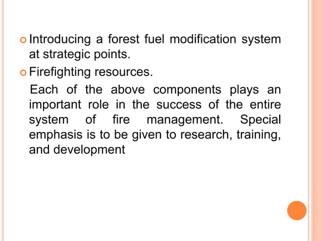 Forest fire a natural disaster | PPTX | Environmental Services Industry ...
