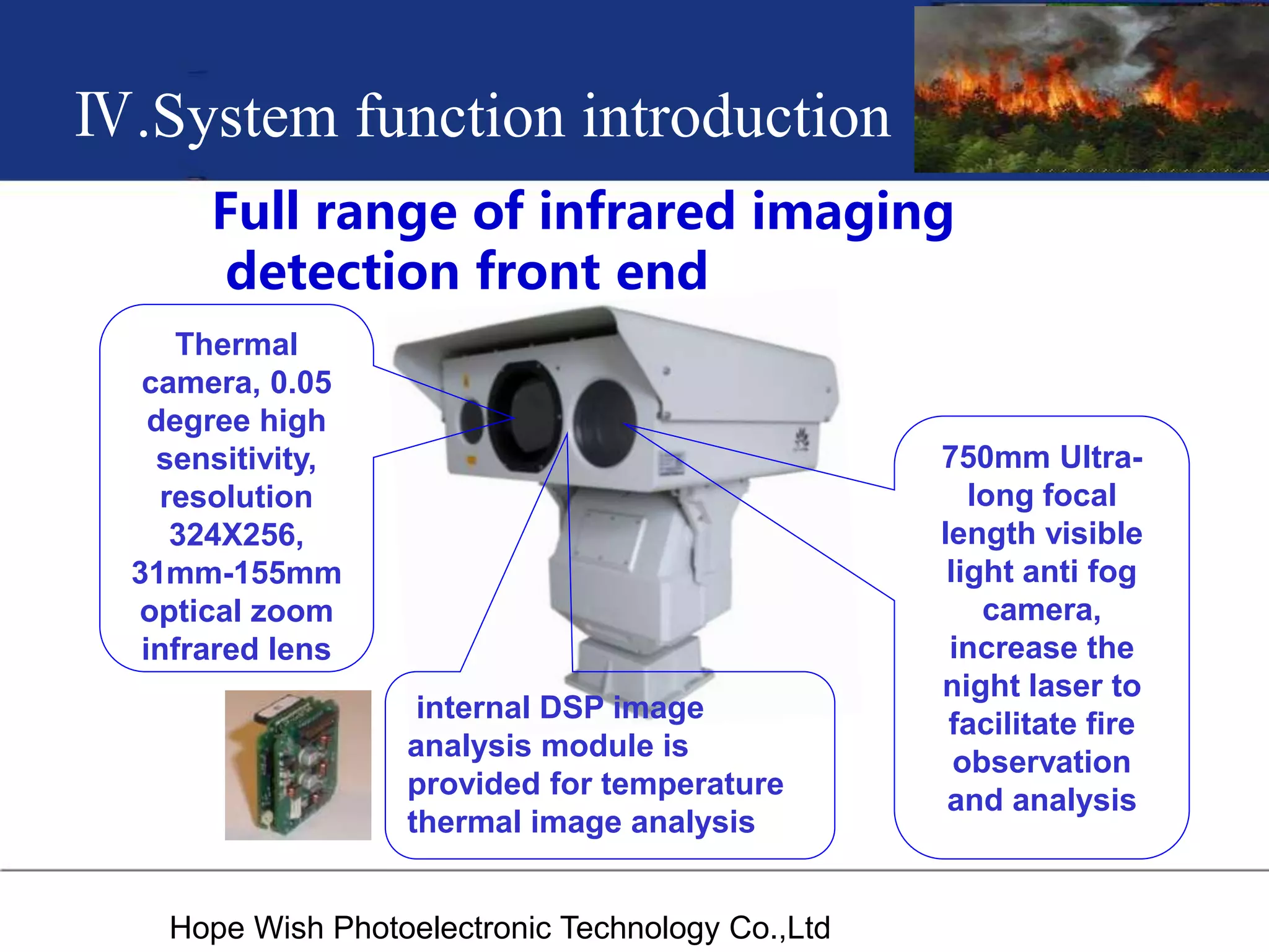 Forest fire detection & alarm thermal imaging camera | PPTX
