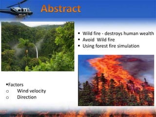 Forest fire management using gis | PPTX
