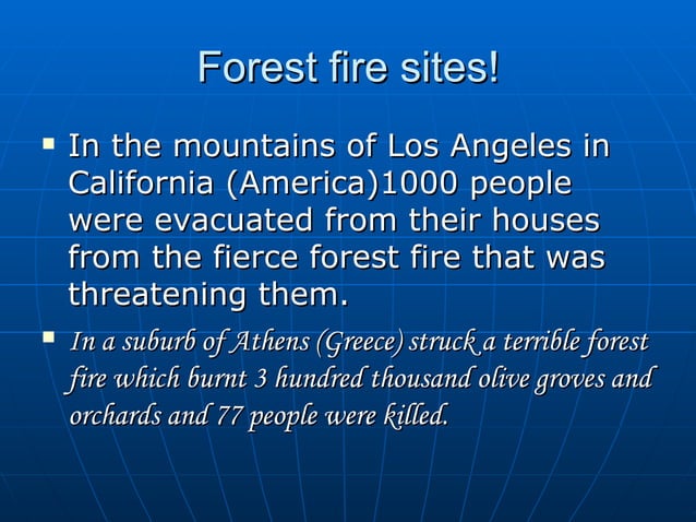 Forest Fires | PPT