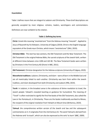 Freely Interpreting Judeo-Christian Teachings using scholarly methods | PDF