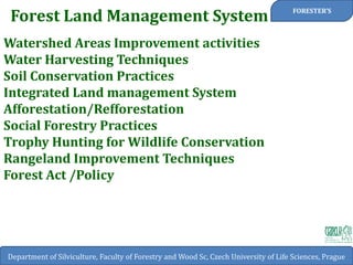 Forest land mangement system in pakistan | PDF